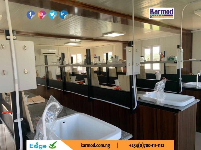 Standard School Laboratory Structure Built with Karmod Prefab Modular ...