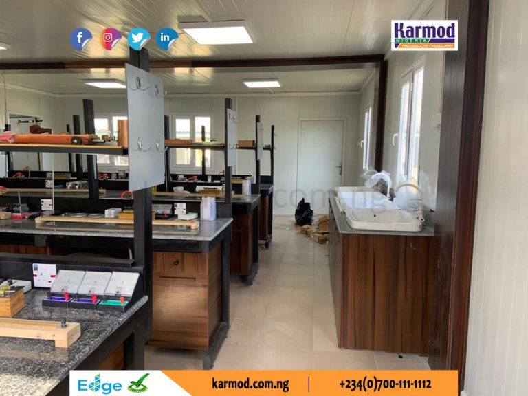 Standard School Laboratory Structure Built with Karmod Prefab Modular ...